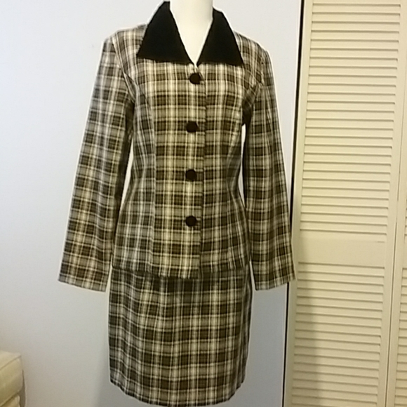 Vintage | Skirts | Vintage 2 Piece Skirt And Jacket Suit By Dawn Joy ...